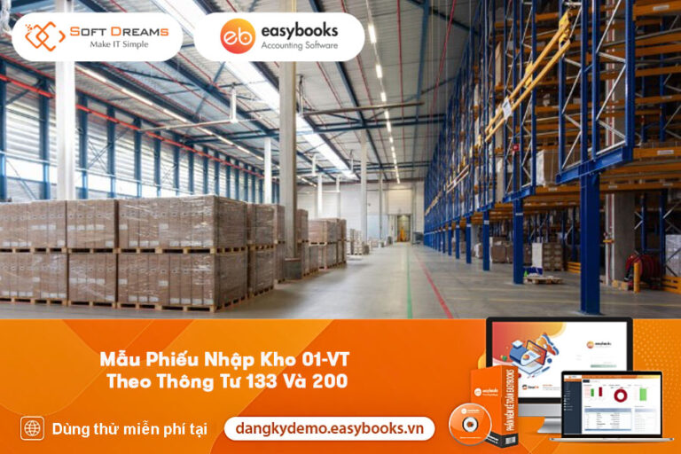 Mẫu Phiếu Nhập Kho 01-VT Theo Thông Tư 133 Và 200